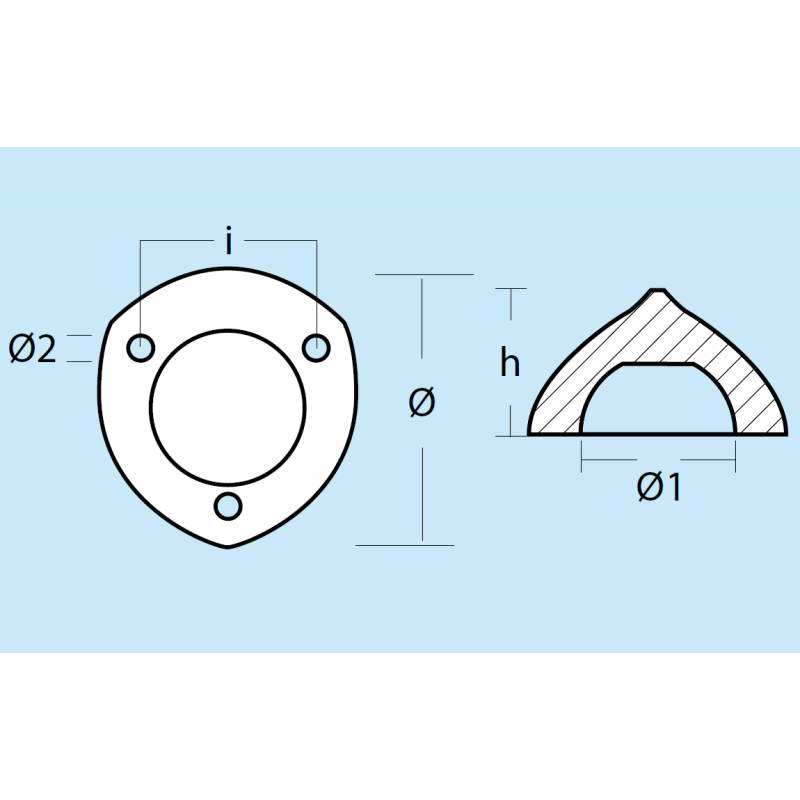 MAX prop propeller anode